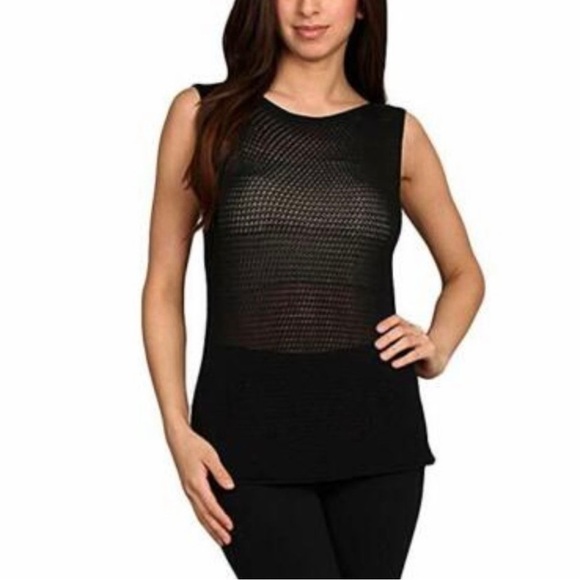 M. Rena | Tops | Nwt Large Rena Womens Crochet Mesh Boxy Tank Top ...